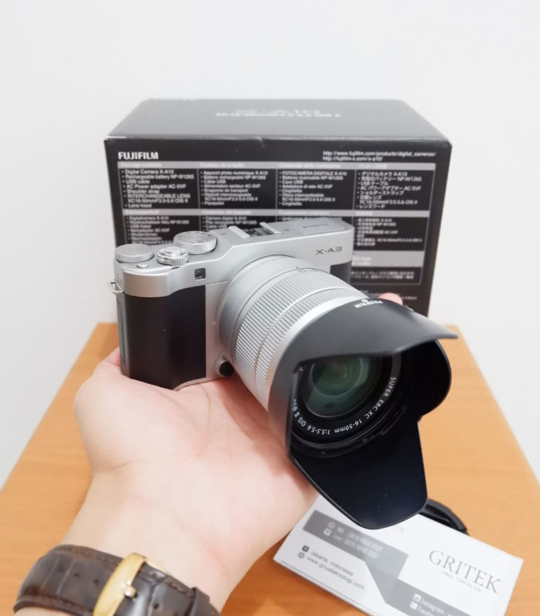 Fujifilm XA3 KIT - Black Silver - Griya Teknologi - GRITEK Indonesia